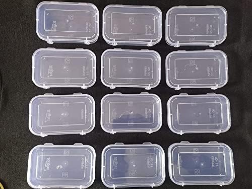 R.P.S Traders Small Containers Plastic Clear Storage Boxes with Double ...