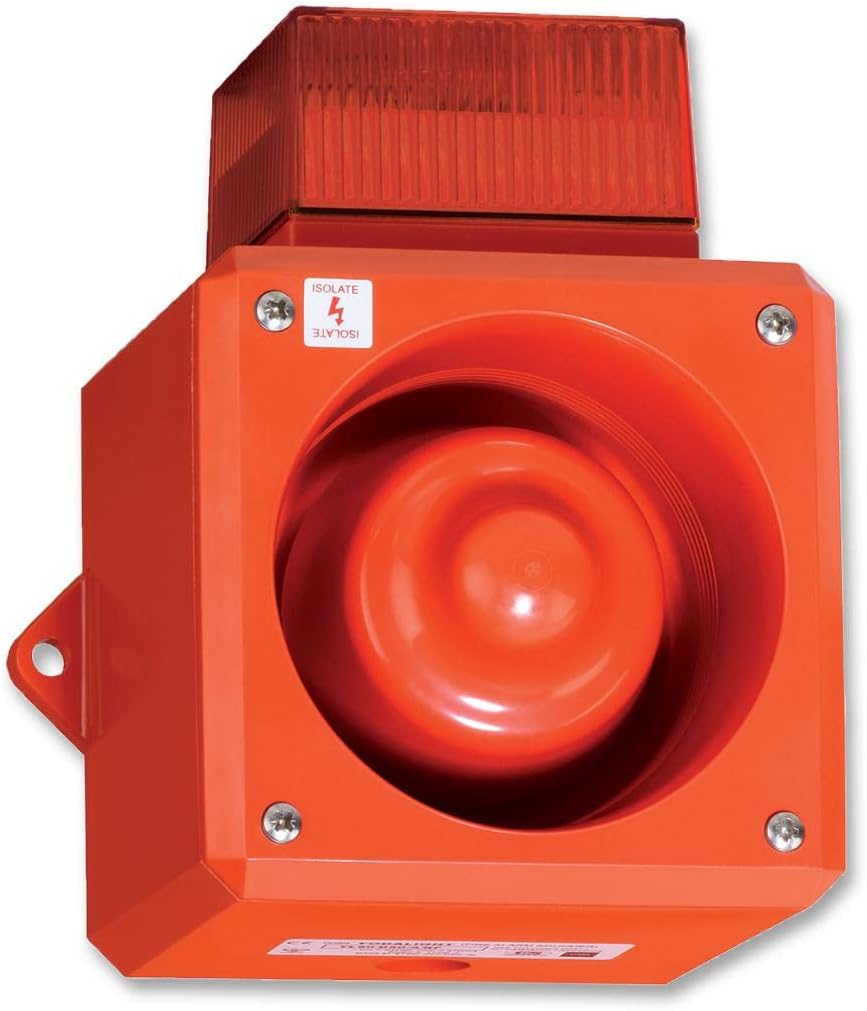 SOUNDER/BEACON, 110DB, 115VAC, IP65, Audio & Visual Signal Indicator ...