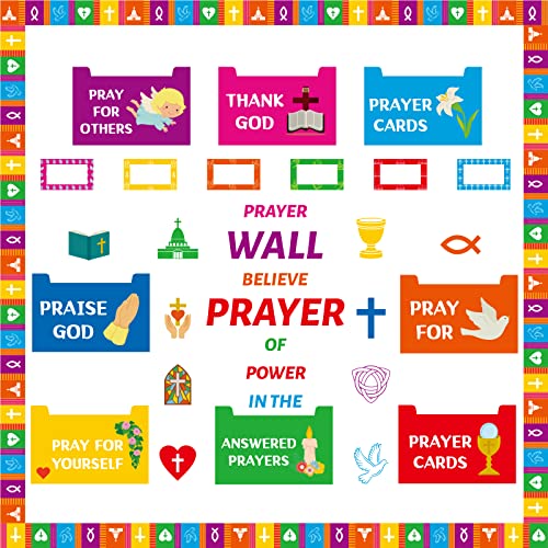 Snapklik.com : Prayer Wall Bulletin Board Decorations Christian Sunday ...