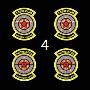 Amazon.com - Air Force USAF 64th Aggressor Squadron 3" (4) Four Decal ...