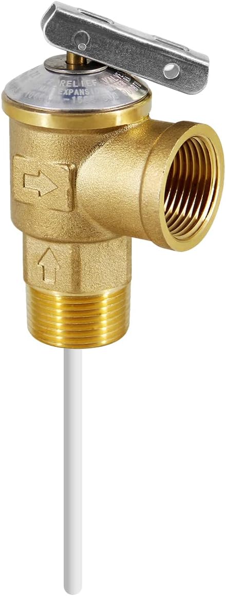 Amazon.com: VAV Temperature Pressure Relief Valve with 3/4-Inch Pipe ...