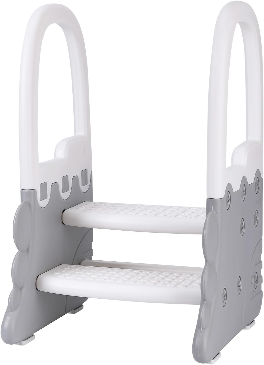 Amazon.com: Toddler Step Stool for Bathroom Sink & Toilet - Foldable ...