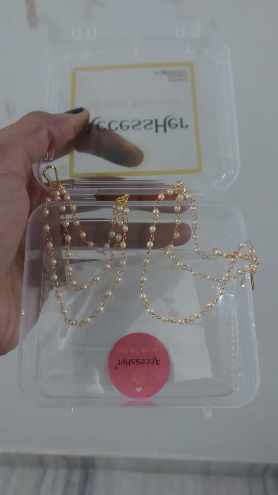 Accessher Gold Plated Traditional and Ethnic Inspired Three Layer Ear ...