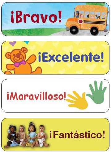 Spanish reward stickers/labels for good behaviour, potty training ...