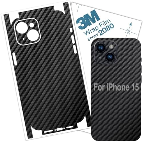 Amazon.com: Compatible with iPhone 15 Skin Wrap 3M Film Protective for ...