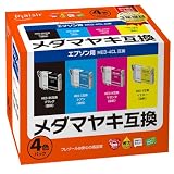 【発売日：2024年06月21日】・ブランド:プレジール(Plaisir)・製造元:プレジール・モデル:PLE-EMED-4P・製造元/メーカー部品番号:PLE-EMED-4P・【種類】汎用インク 【対応メーカー】エプソン 【カラー】４色パ...