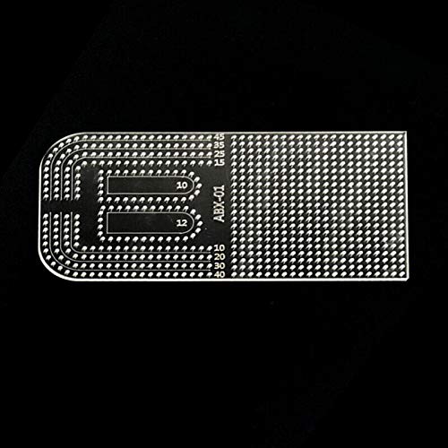 SLB® Acrylic Calculation Right Angle Fillet Zipper Slot Template Ruler ...