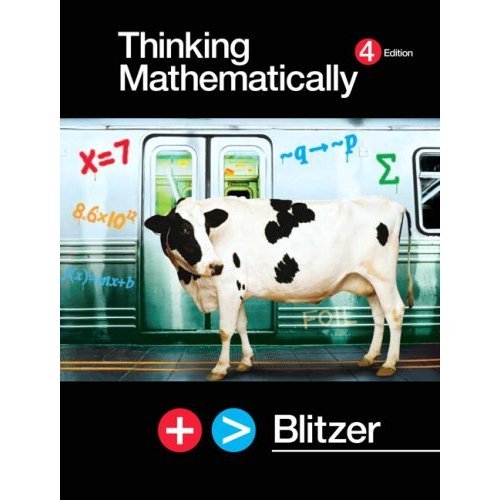 Thinking Mathematically Fourth Ed. (Book Only) By Blitzer: Robert ...