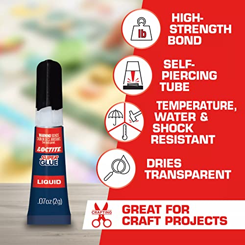 Snapklik.com : Loctite Super Glue Liquid To Go, Clear Superglue ...