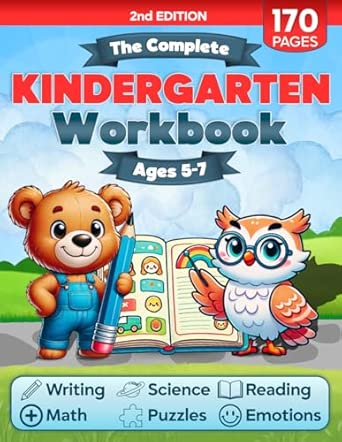 The Complete Kindergarten Workbook: 150+ Fun and Educational Activities ...