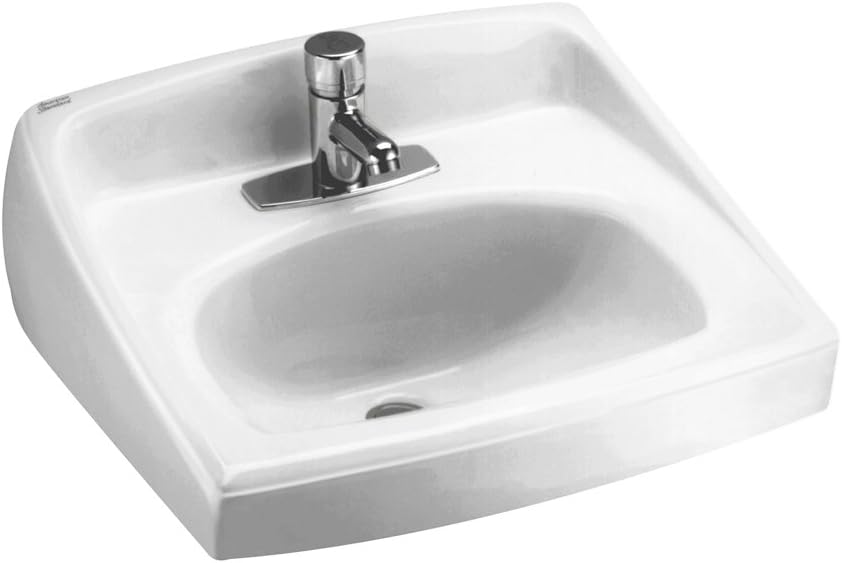 Amazon.com: American Standard 0356041.020 Lucerne Wall-Hung Sink, White ...