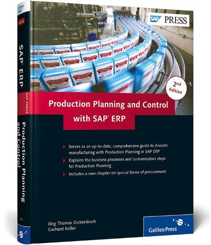Production Planning and Control with SAP ERP: 9781592293605: Computer ...