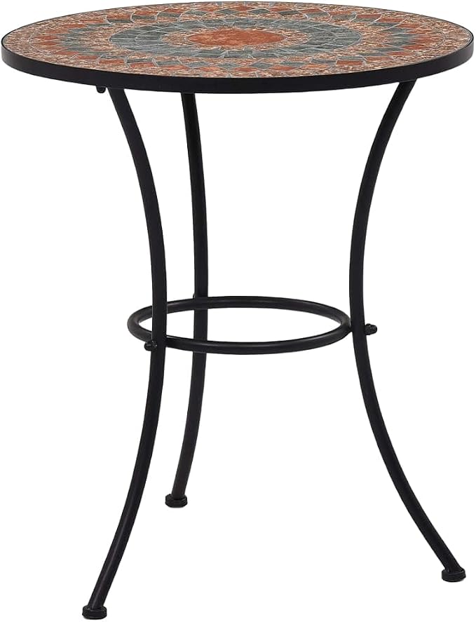 Amazon.com : DiMorture Patio Dining Table Outdoor Bistro Table with ...