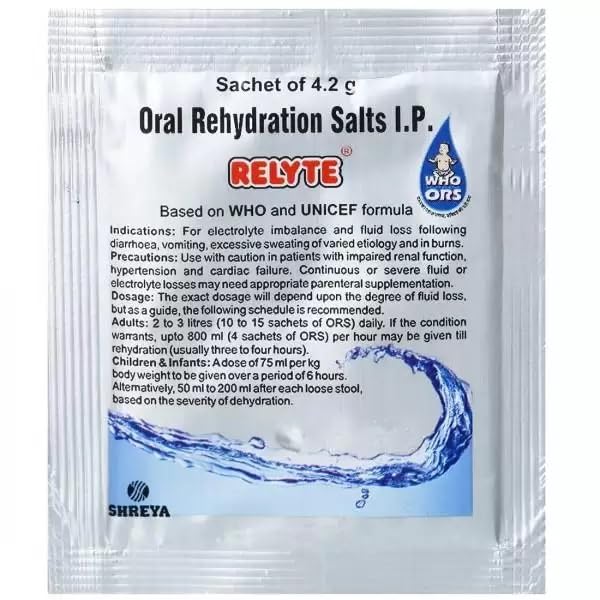 Relyte - Pack of 5 x 4.2g Powder : Amazon.in: Health & Personal Care