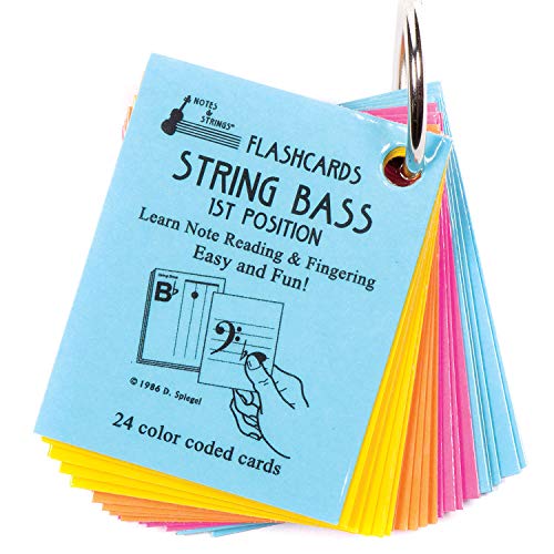 Notes & Strings Upright String Bass 1st Position 2"X2.5" Mini-On-A-Ring ...