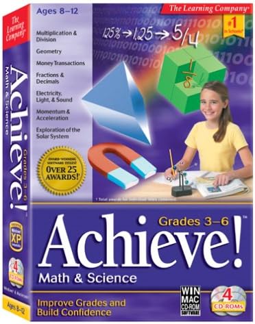 Amazon.com: Achieve! Math & Science Grades 3-6 : Software