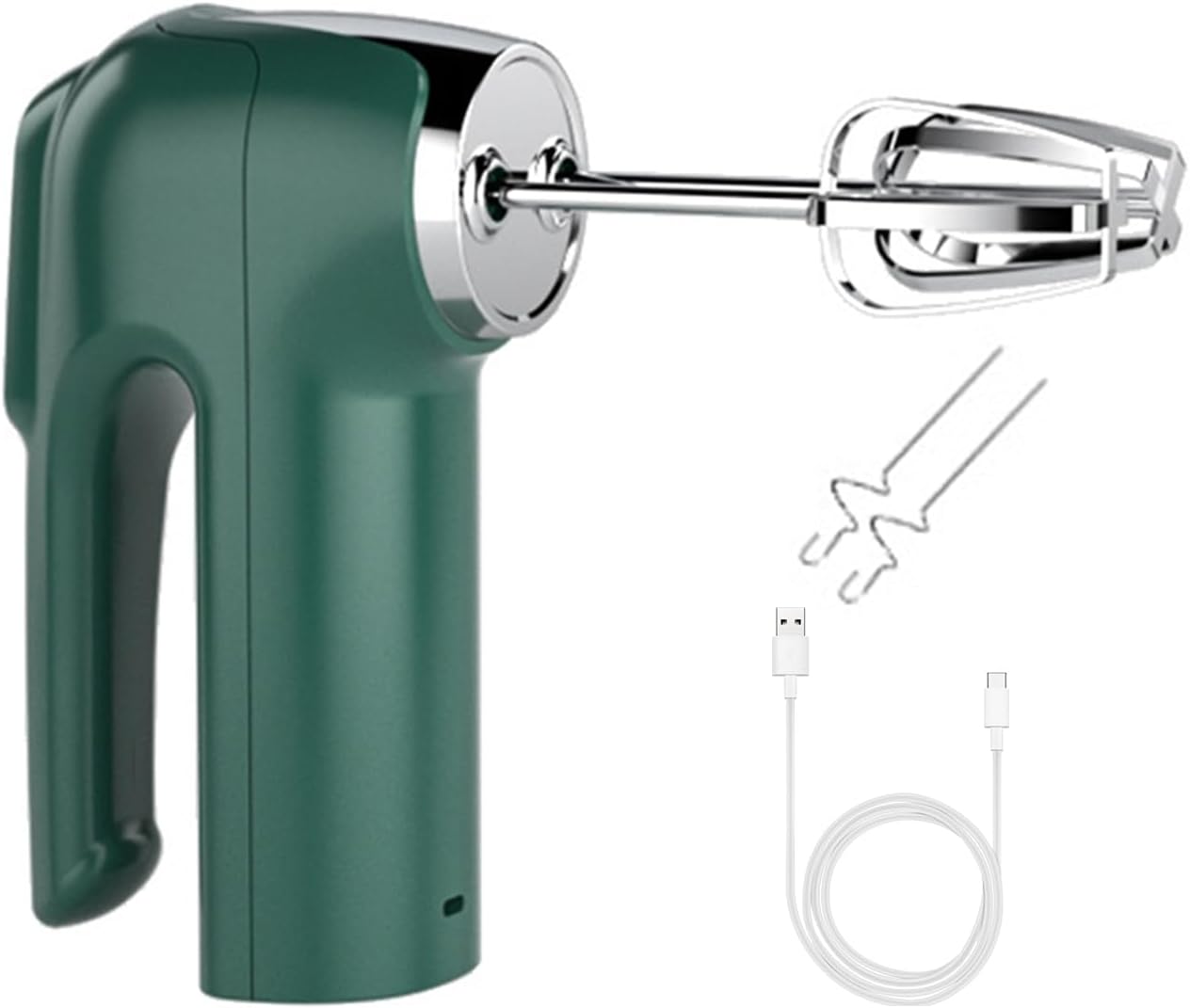 Amazon.com: jyibinee Cordless Electric Whisk, 3 Speeds USB Rechargeable ...