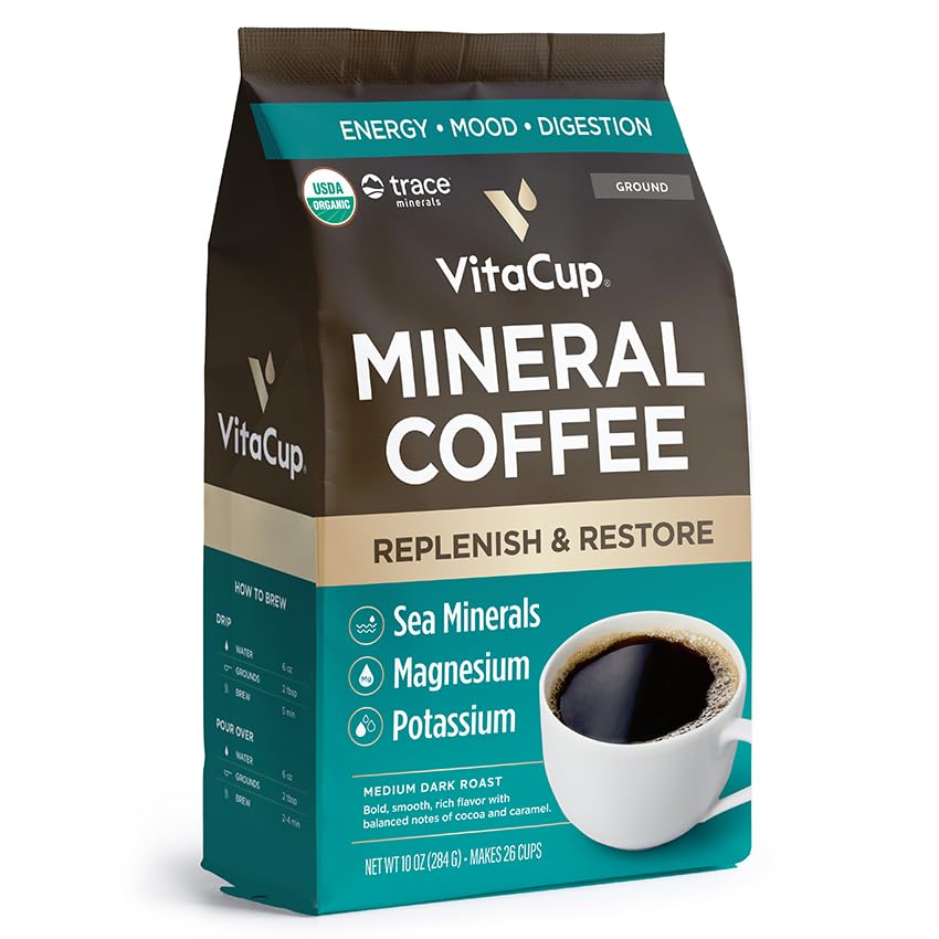 Amazon.com : VitaCup Mineral Coffee with Trace Minerals, Hydrate ...