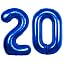 Amazon.com: 40 Inch Number 22 Balloon Blue Jumbo Giant Big Large Number ...