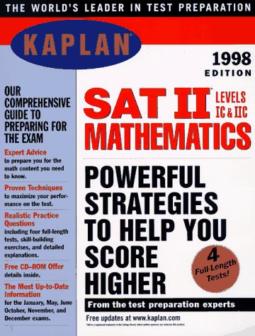 KAPLAN SAT II MATHEMATICS 1998: Kaplan,: 9780684841632: Amazon.com: Books