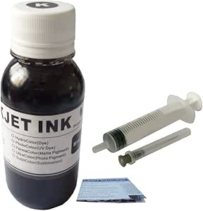Amazon.com: 4 oz Ink Cartridge Refill For HP/ Lexmark Printers - Black ...