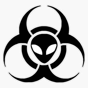Amazon.com: Alien Biohazard Vinyl Window Bumper Sticker Decal 5 ...