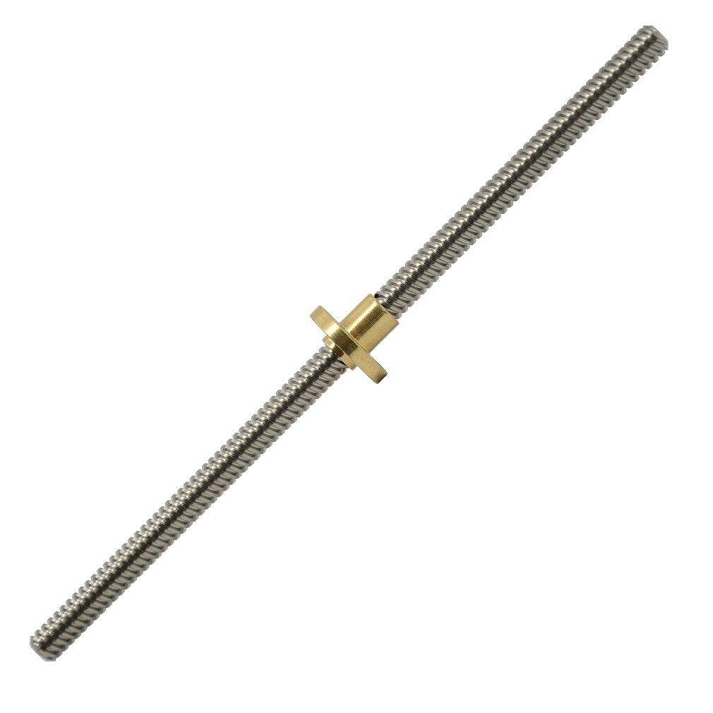 Snapklik.com : ReliaBot 200mm T8 Tr8x8 Lead Screw And Brass Nut
