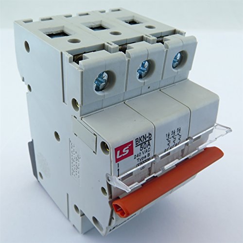 BKN-b-3P-D50A LS Miniature DIN Rail Mount. 3 Pole UL 1077 Circuit ...