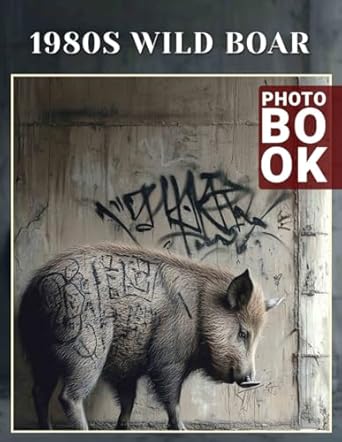 1980s Wild Boar Photo Book: Retro Wild Boar Art Capturing 40 Unique ...