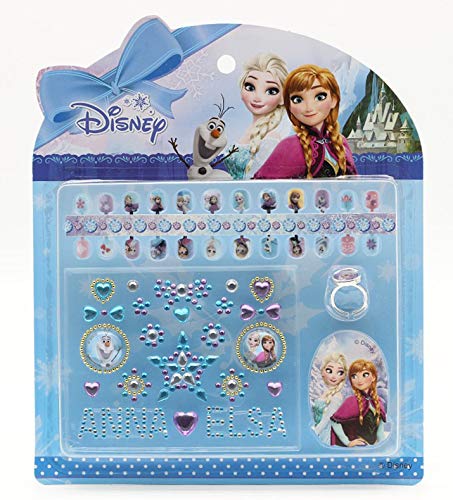 GlowKids Elsa Anna Olaf Press on Nails - Fake Frozen Nails for Kids ...