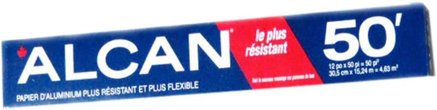Amazon.com: Alcan Aluminum Foil (50 Sq.Ft.) : Health & Household