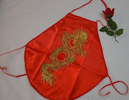 JOY SHANGKU Chinese Silk Bellyband/DuDou-Red With Dragon Motify ...