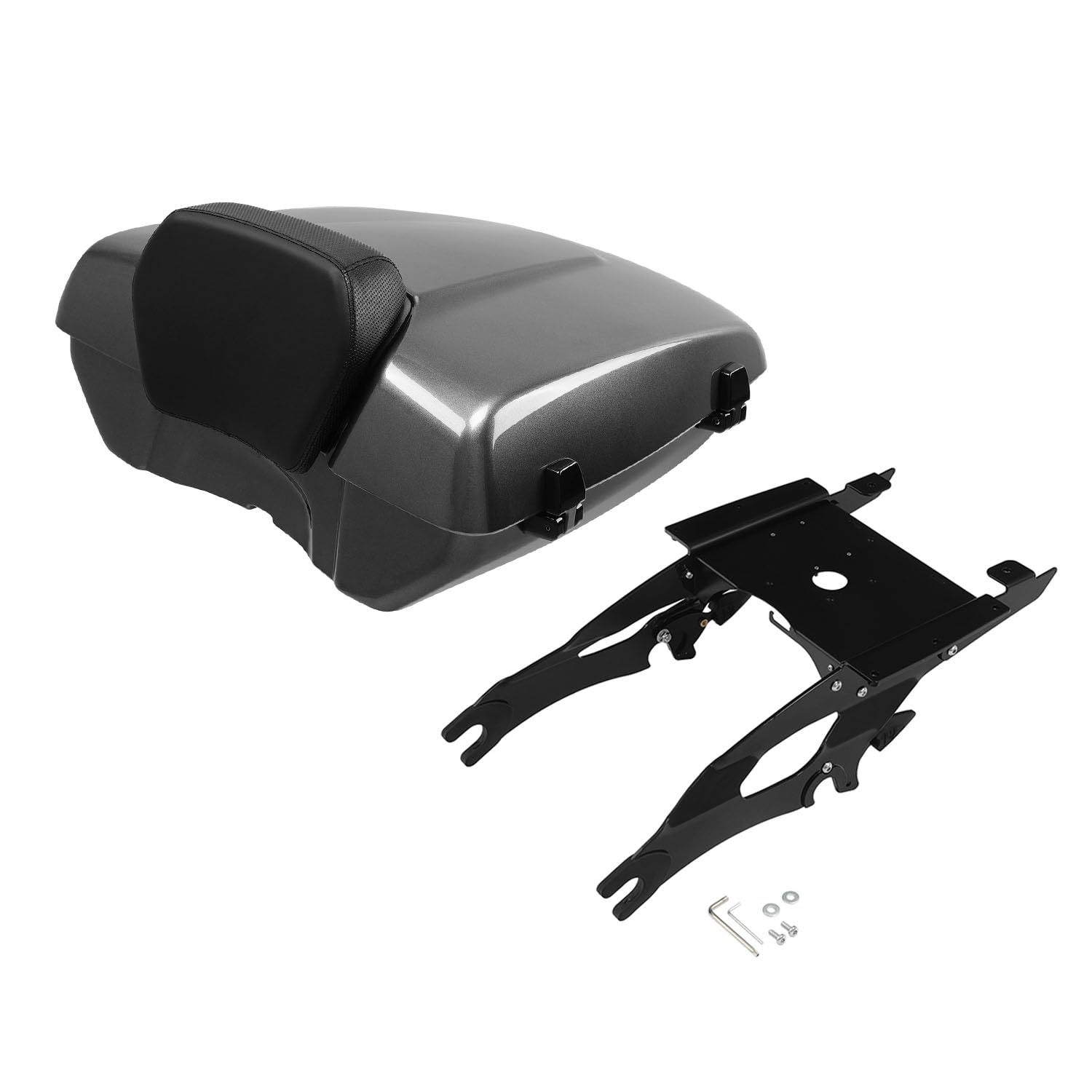 Amazon.com: TCT-MOTORPARTS Steel Gray Low Profile Quick Release Trunk w ...