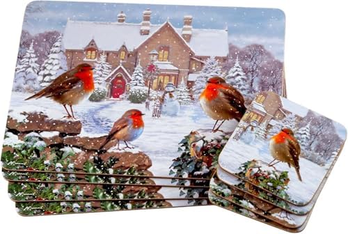 Spode Christmas Tree 'SMALL SIZE' Placemats 12 x 9 (Box of 6) : Amazon ...