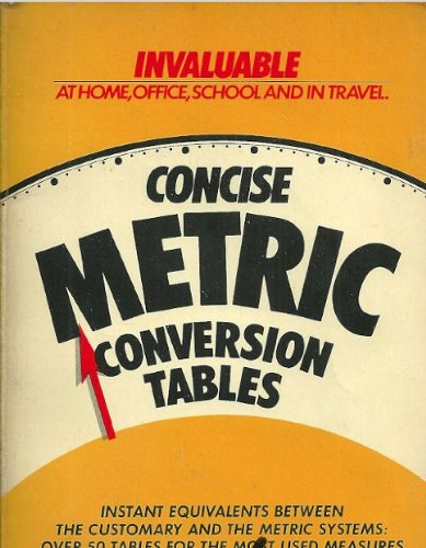 Concise metric conversion tables: Ann Sleeper: 9780385140447: Amazon ...