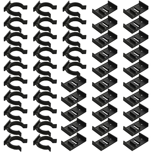 JMIATRY 50 Pcs Plinth Clips and 50 Pcs Cabinet Legs, Adjustable Cabinet ...