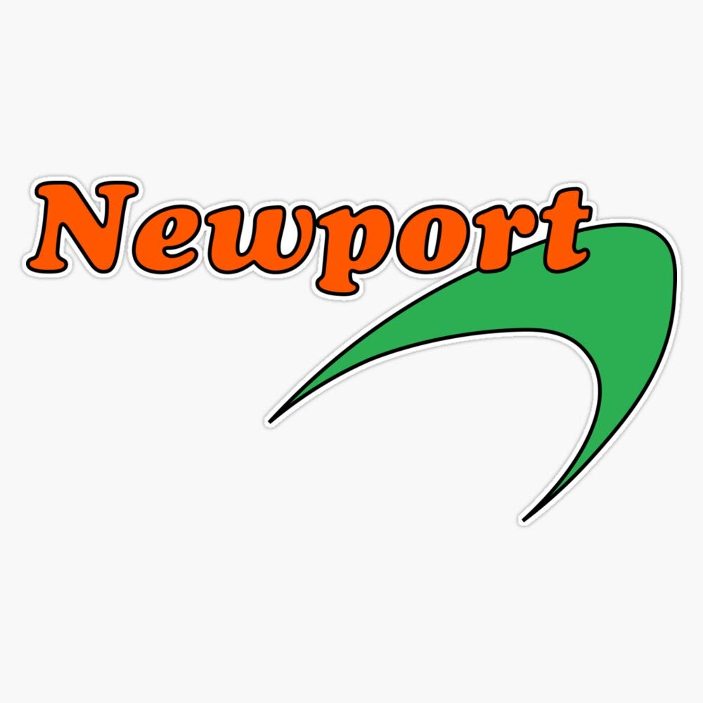 Amazon.com - Newport Cigarette Vintage Brand Tee Bumper Sticker Window ...