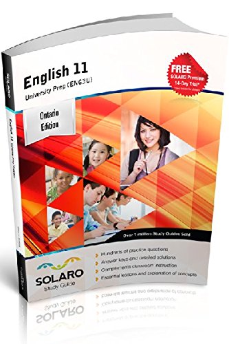 Ontario English 11 - University Prep (ENG3U) (SOLARO Study Guide ...