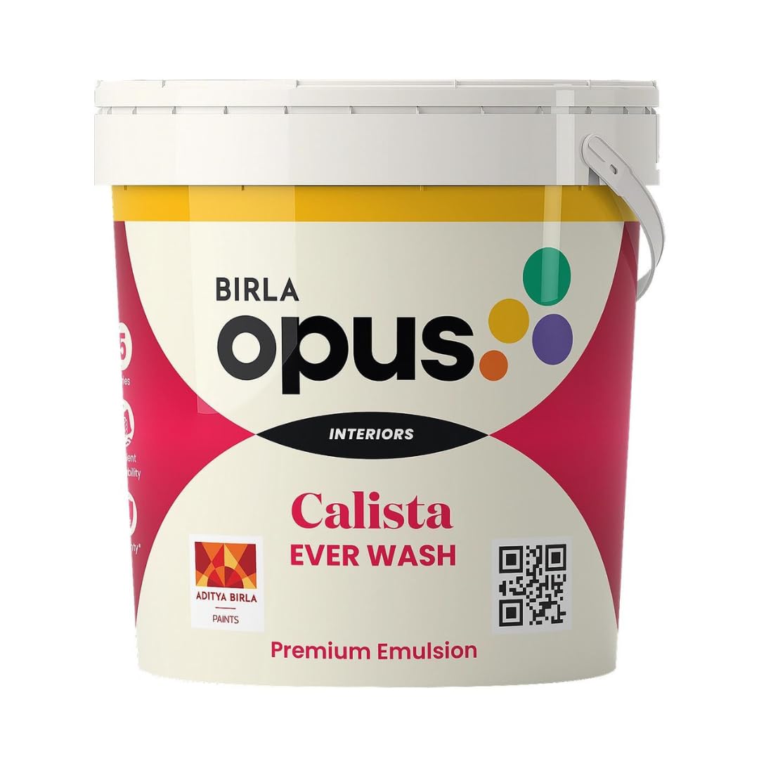 Birla Opus Calista Ever Wash Interior Emulsion Paint Â– Antifungal ...
