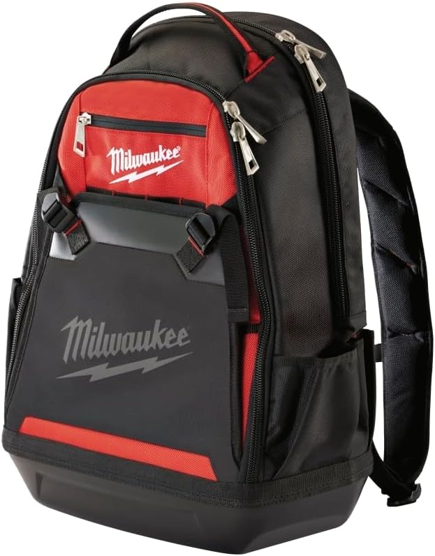 Milwaukee 48-22-8200 1680 Denier 35 Pocket Jobsite Backpack w/ Laptop ...