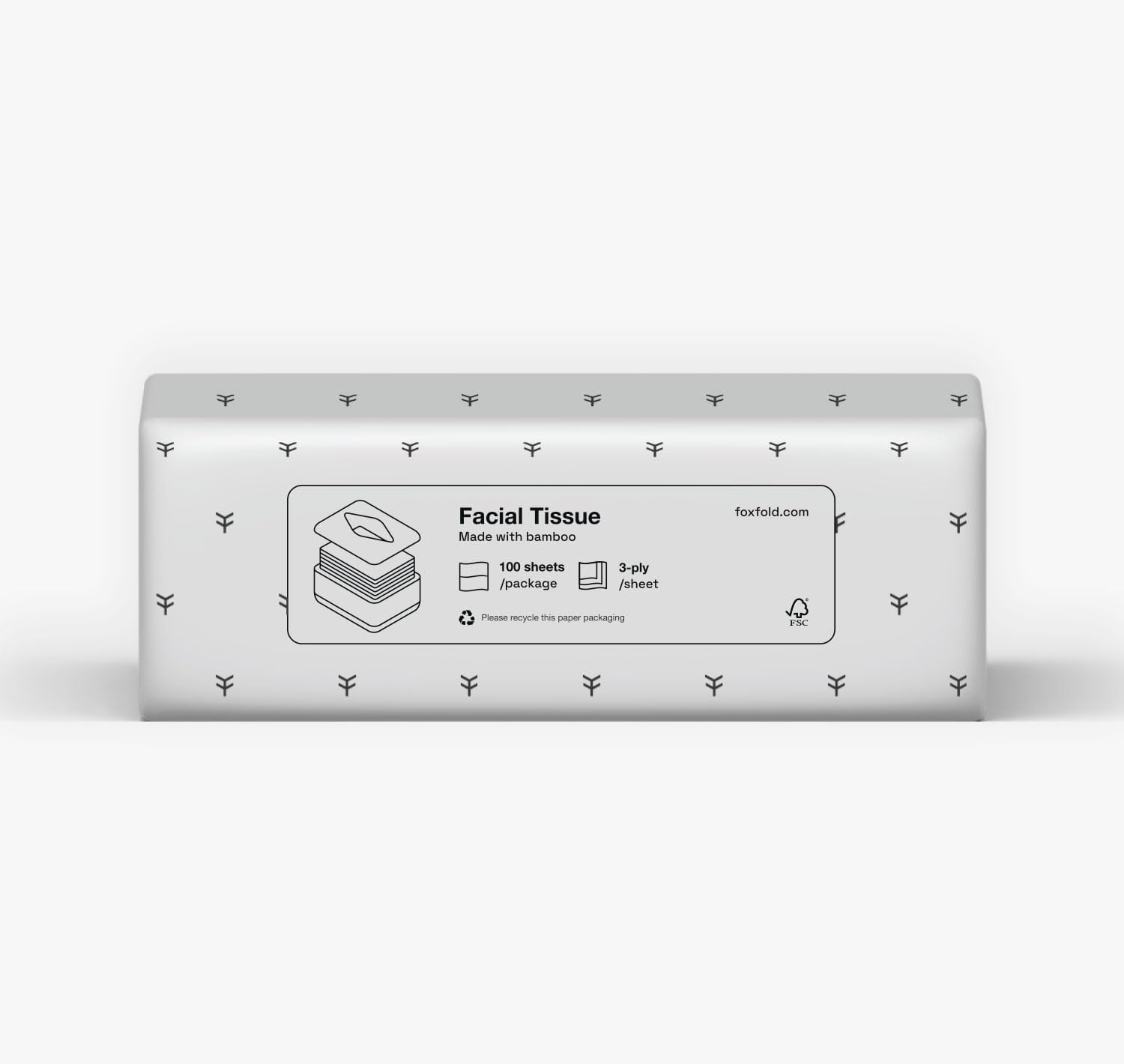 Amazon.com: Fox Fold Facial Tissue Refills, 100% FSC Soft Bamboo, 3-Ply ...