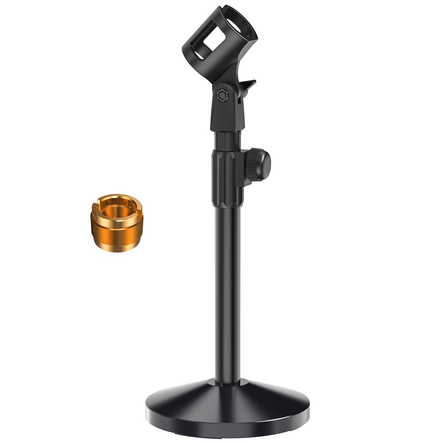 Mic Stand, Ohuhu Microphone Stand, Adjustable Mic Stand Desk with 180 ...