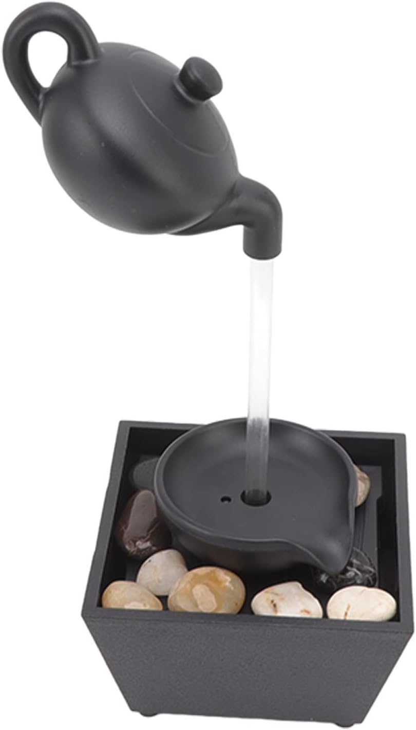 Amazon.com: Waterfall Tabletop Decoration, Floating Teapot Water ...
