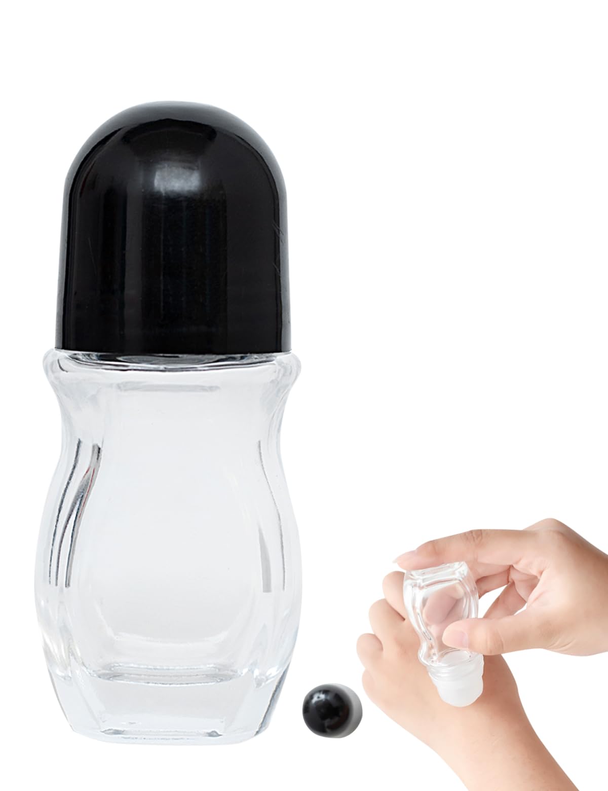 Amazon.com: Eoglirie Glass Deodorant Roller Bottle Empty,Roller Ball ...