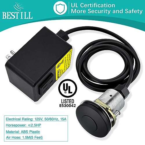 Snapklik.com : Garbage Disposal Air Switch Kit, UL Listed, Sink Top On ...