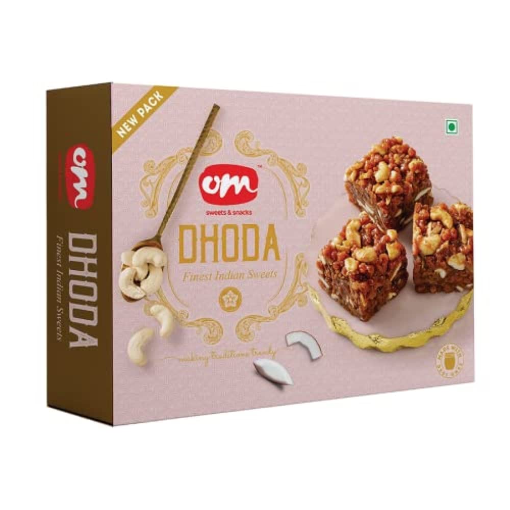 Amazon.com : Om Sweets & Snacks Dhoda Burfi | Mithai Sweets | Dhoda ...