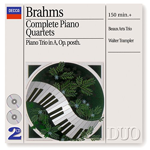 Play Brahms: Complete Piano Quartets by Beaux Arts Trio & Walter ...