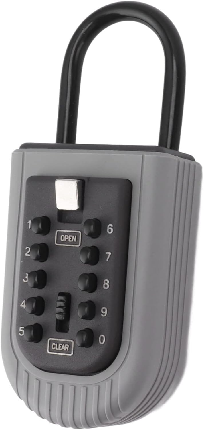 Safety Lock Box, Easy To Use Key Lock Box Code Access for Emergency ...