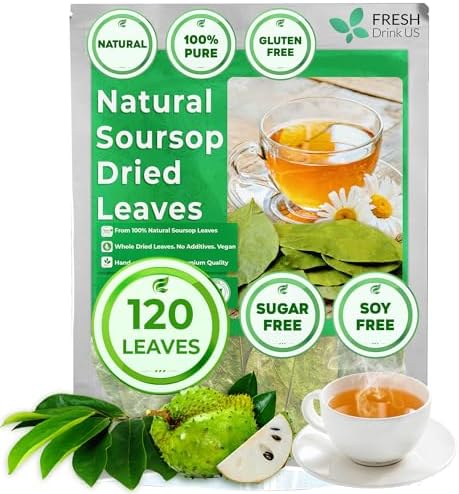 Amazon.com : Organic Soursop Leaves Powder | Graviola Leaf Powder for ...