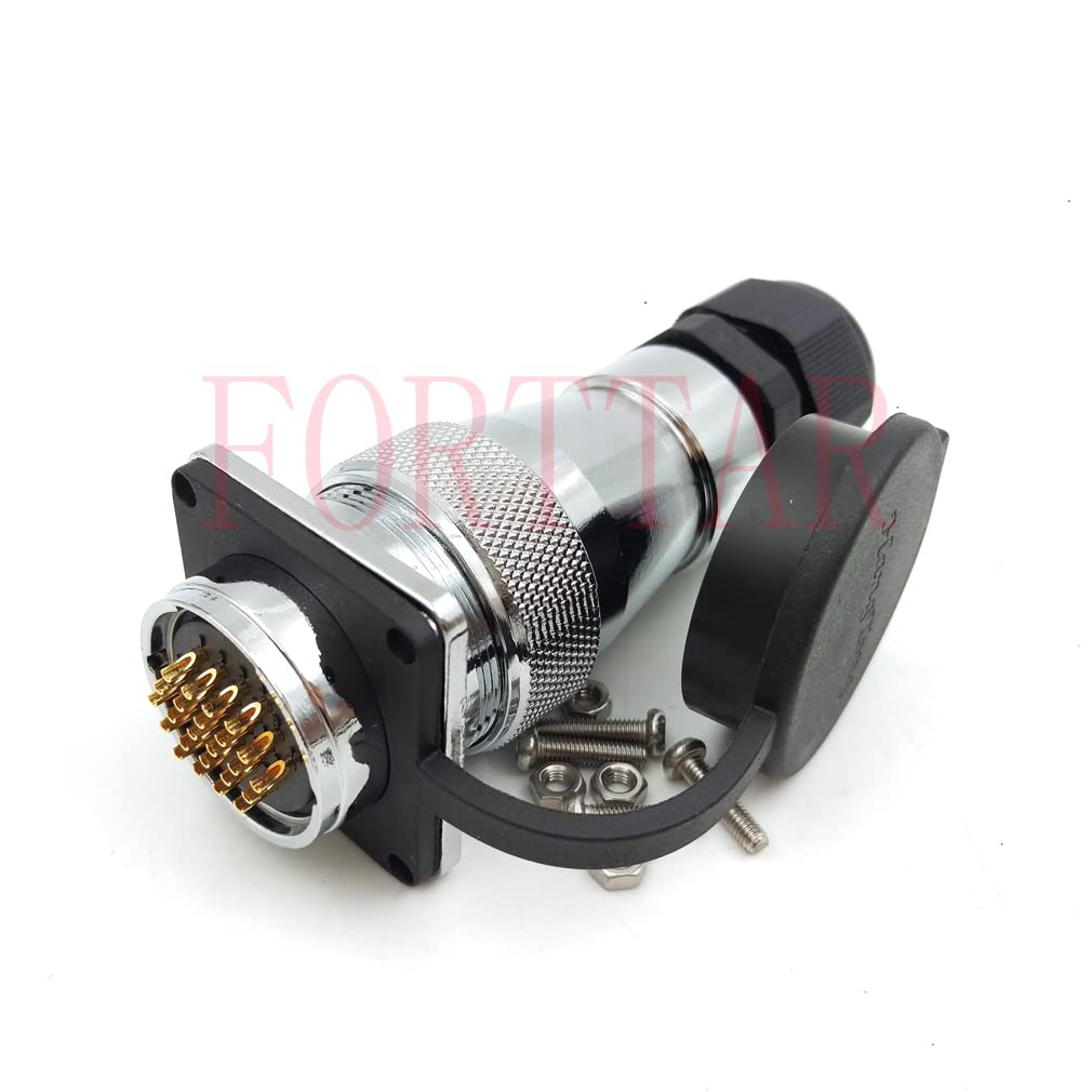 Snapklik.com : FORTTAR WF28 24 Pin Waterproof Connector, IP67 24 Wire ...